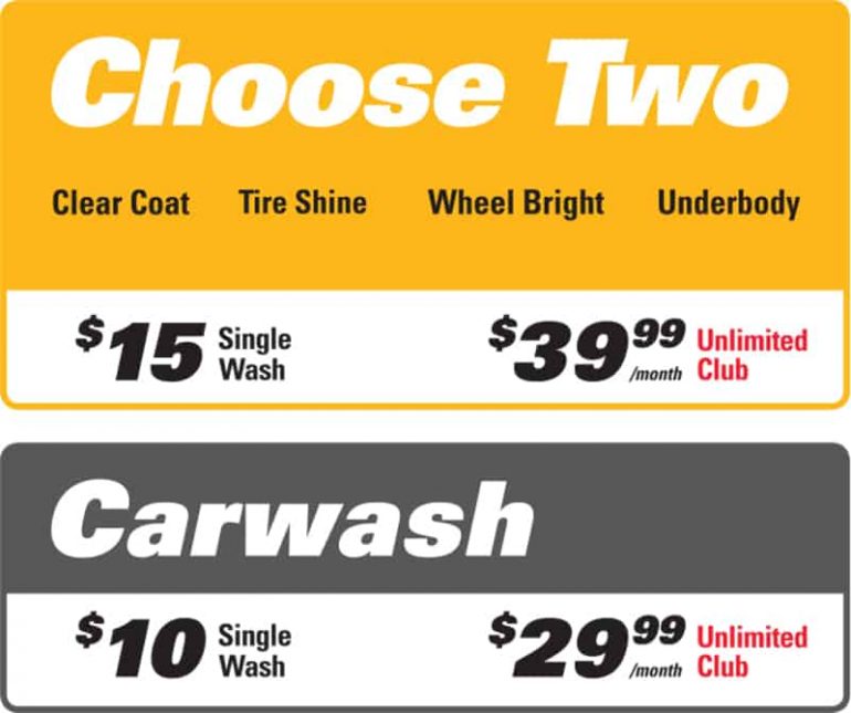 Crew Carwash Prices 2025